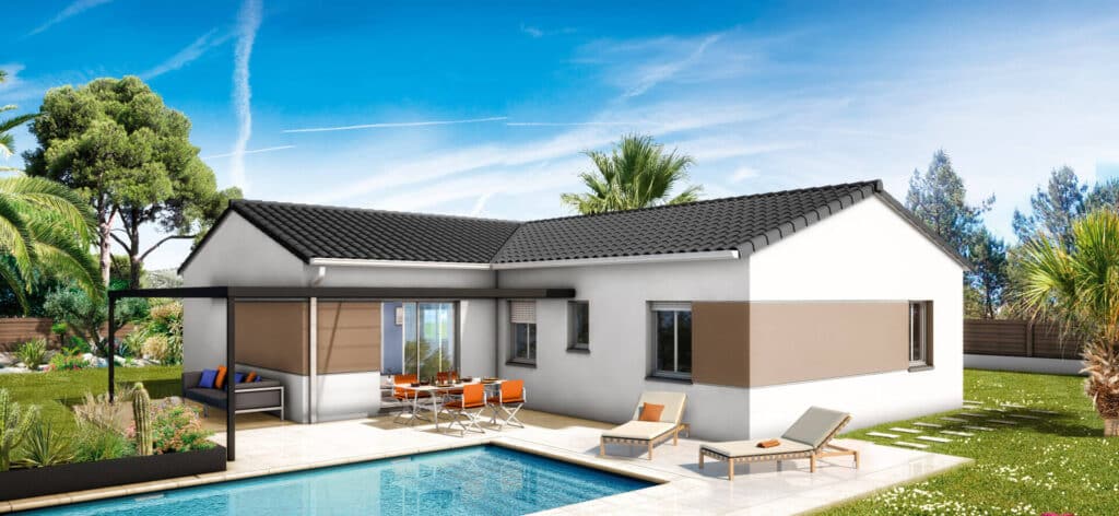 Construire une maison en L : quelques suggestions de plan - Maisons ...